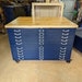 Large Flat File Storage Work Center Butcher Block Maple Top Ten 48 X 36 ...
