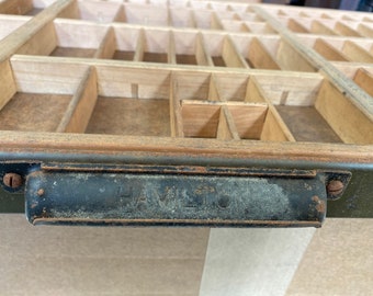 Hamilton Letterpress California Job Type Case Printers Drawer VERY ...