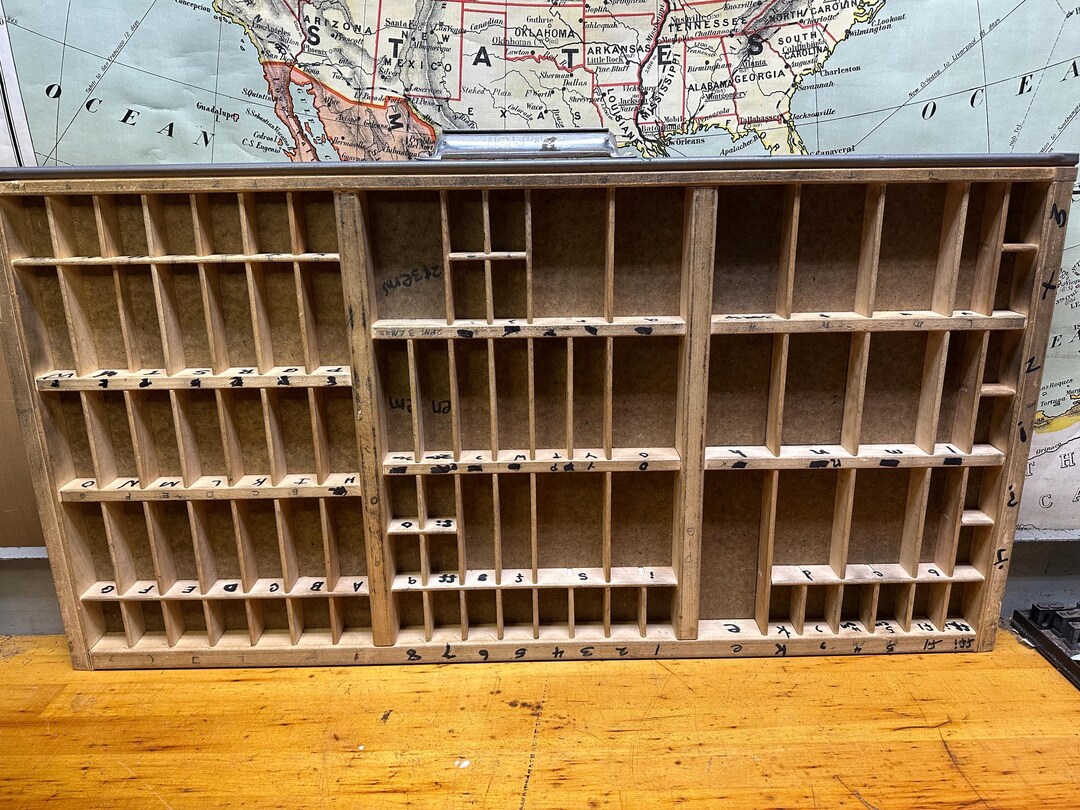 Hamilton Letterpress California Job Type Case Printers Drawer - Etsy