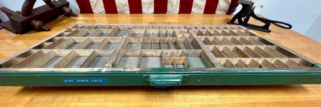 Hamilton Letterpress California Job Type Case Printers Drawer - Etsy