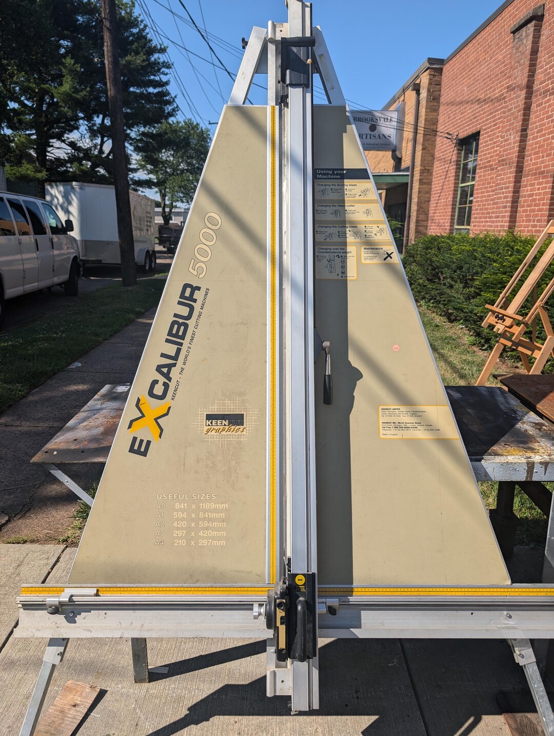 Kleencut Exclaiber 5000 Substrate Cutter. 63in Mat, Glass, Plastic - Etsy