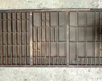 Hamilton Letterpress California Job Type Case Printers Drawer - Etsy