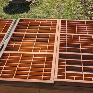 Hamilton Letterpress California Job Type Case Printers Drawer - Etsy