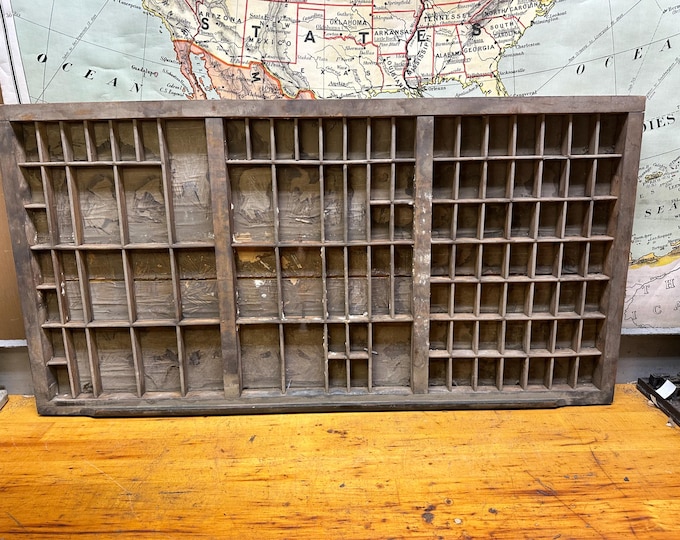 Hamilton Letterpress California Job Type Case Printers Drawer - Etsy