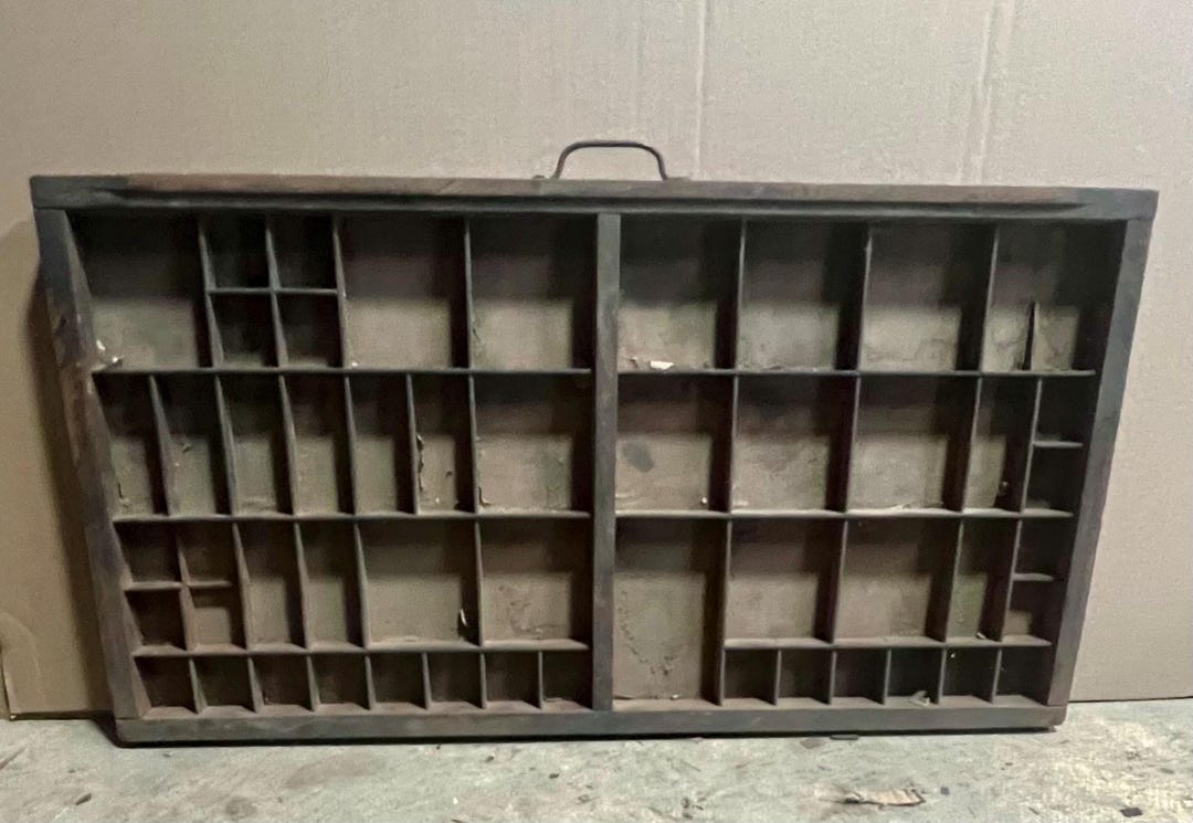 Hamilton Letterpress Type Case Printers Drawer - Etsy