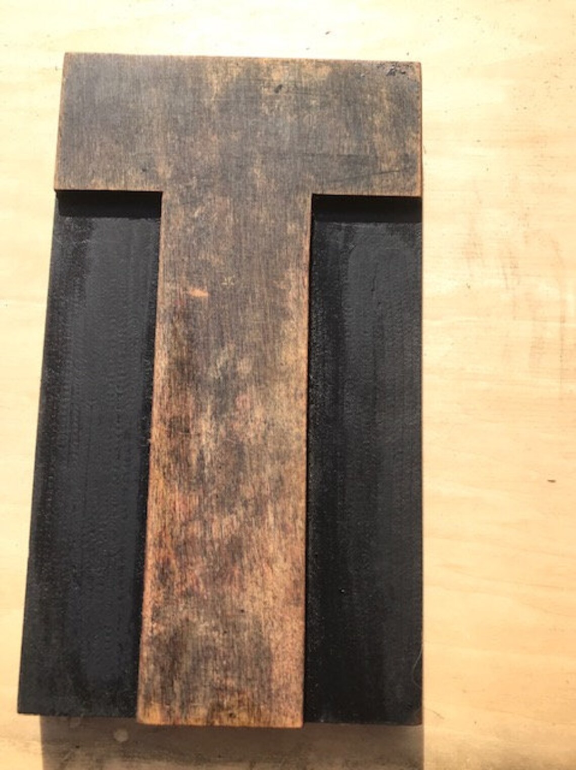 The Letter 'T' Wooden Typeset - Etsy