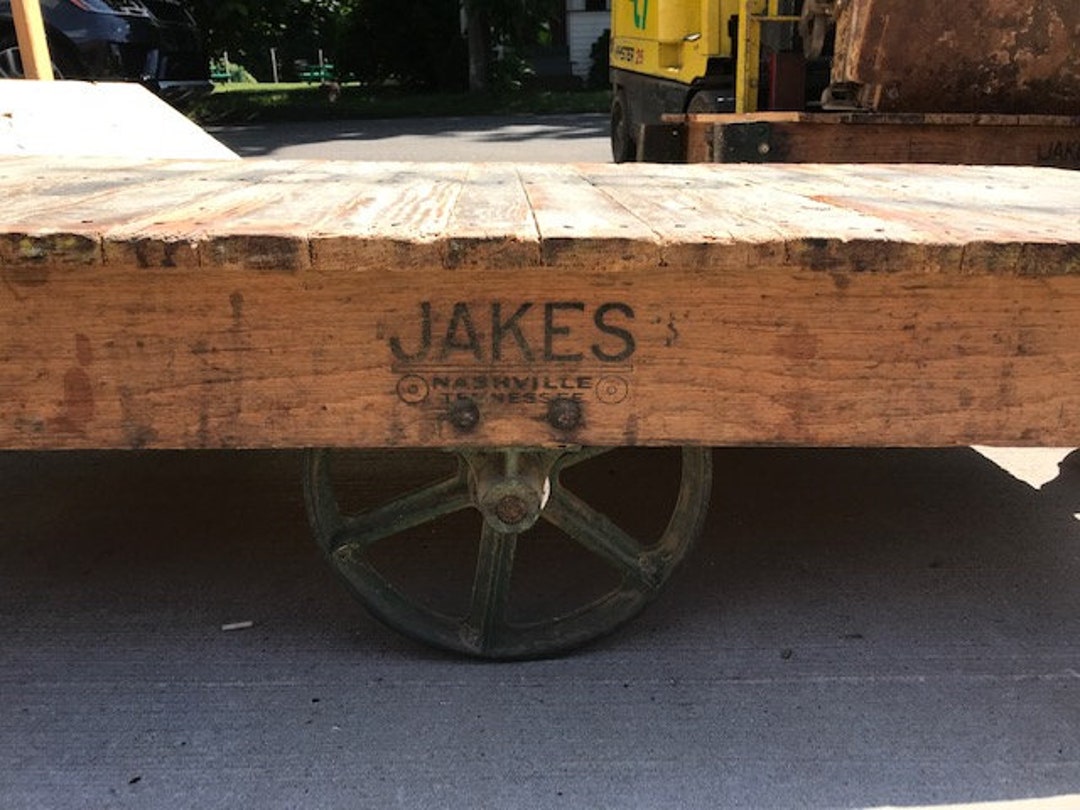 Large Factory Furniture Railroad Cart Jakes - Etsy