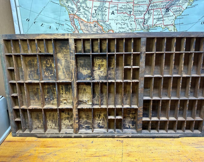 Hamilton Letterpress California Job Type Case Printers Drawer - Etsy