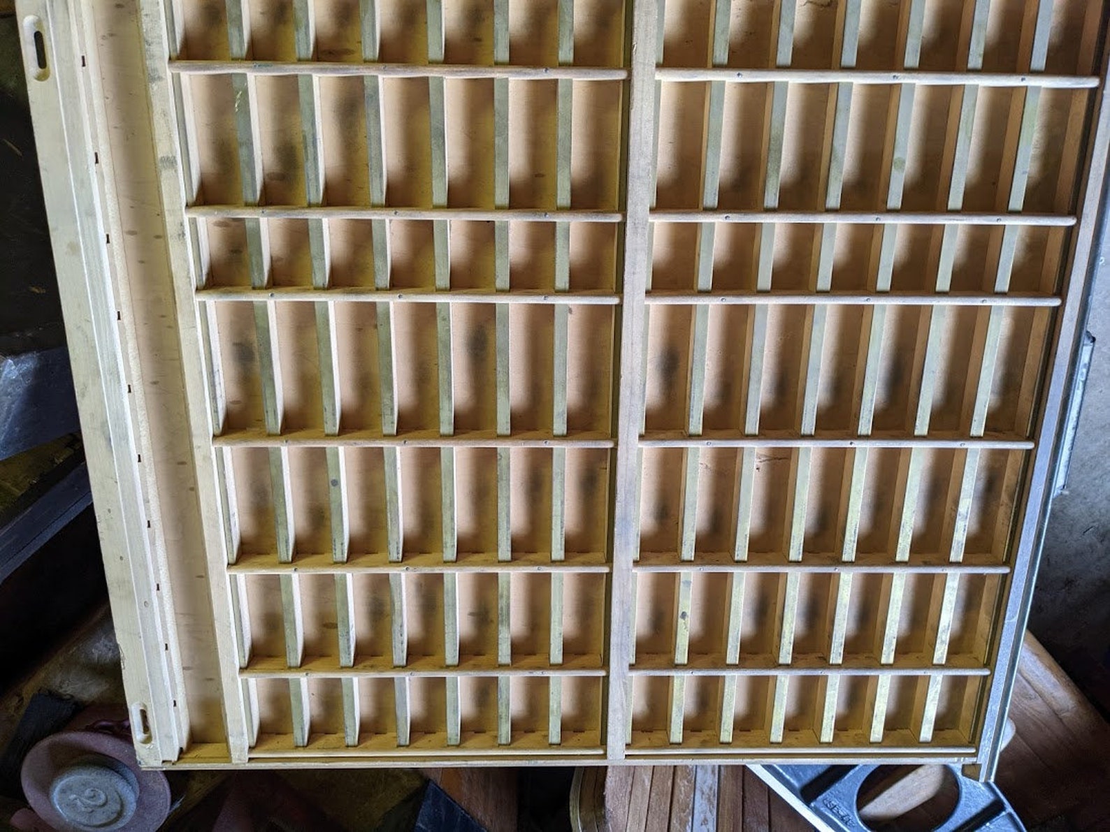 Large Letterpress Typeset Drawer Ludlow Style VERY CLEAN - Etsy