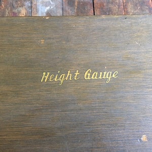 Height Gauge Box #6 - Etsy