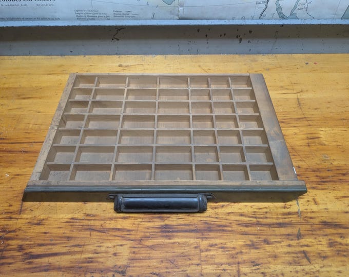 Unique Small Letterpress Typeset Drawer Ludlow Style - Etsy
