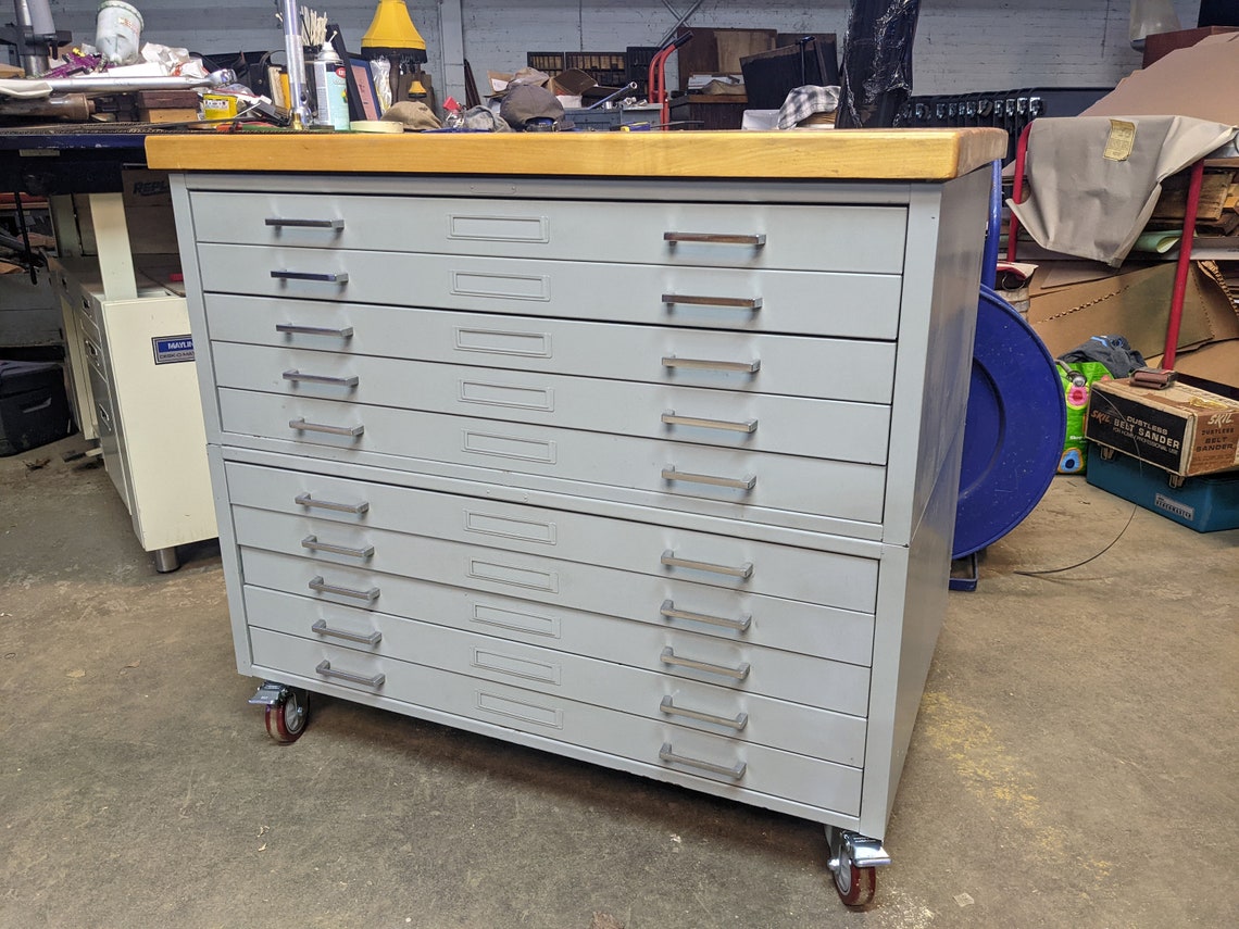 Mayline Stacor Cole Safco Flat File Cabinet 5 Drawers for - Etsy