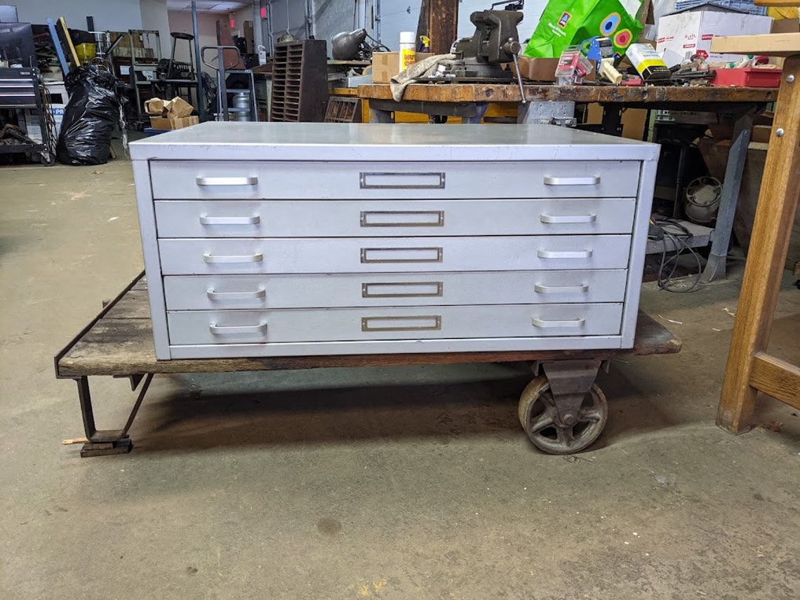 Mayline Stacor Cole Safco Flat File Cabinet 5 Drawers for - Etsy