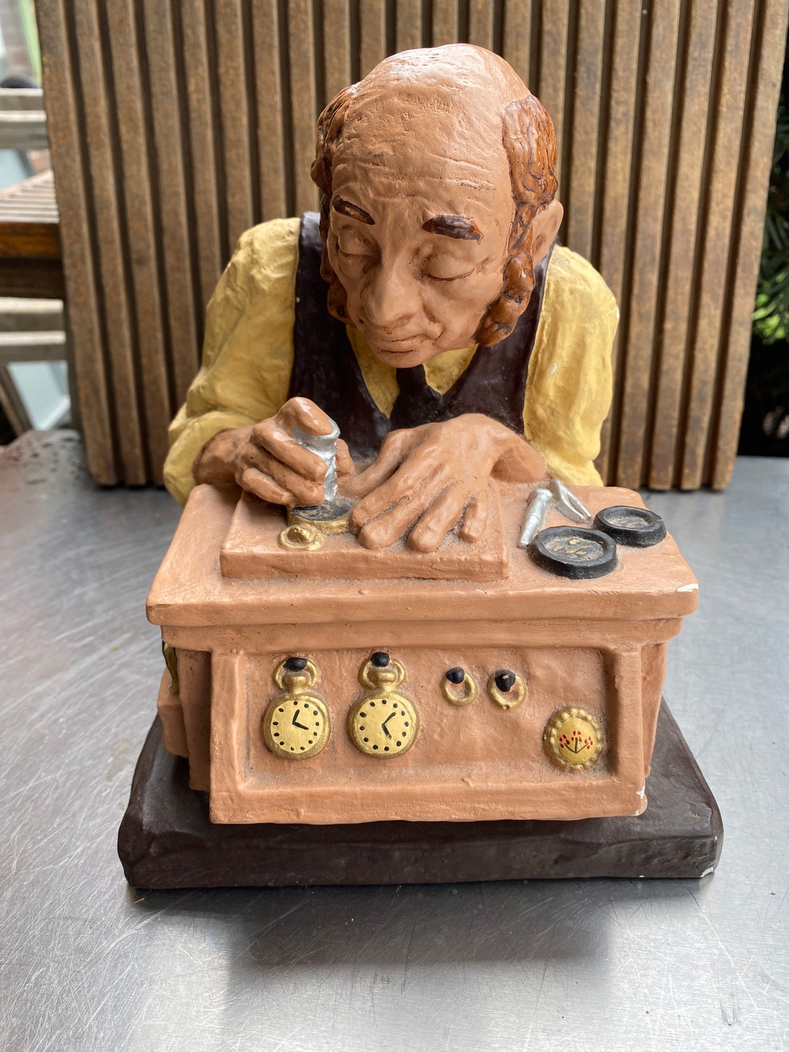 Wonderful Handmade Watchmaker Figurine - Etsy