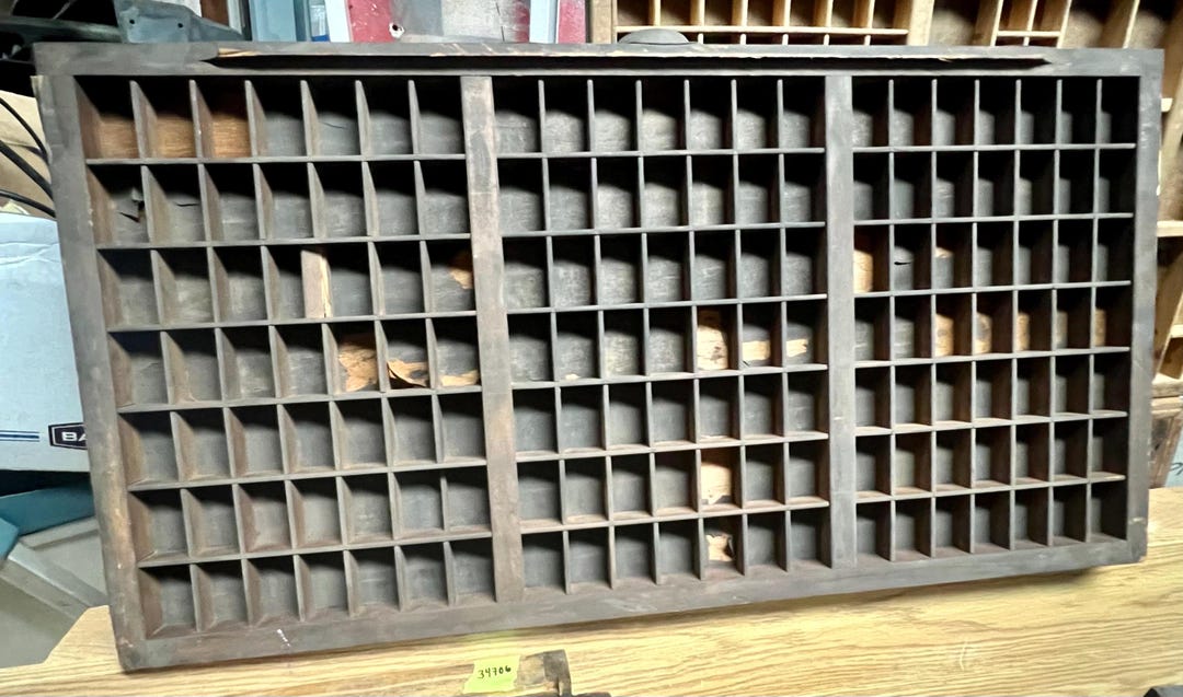 Hamilton Letterpress Triple Type Case Printers Drawer - Etsy