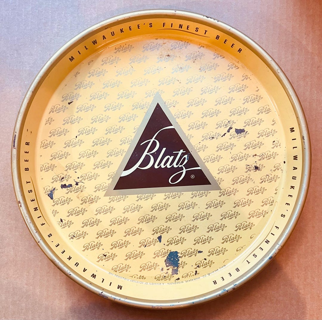 Blatz Beer Vintage Metal Serving Tray - Etsy