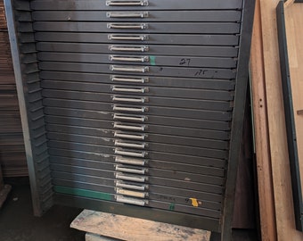 Hamilton Letterpress California Job Type Case Printers Drawer - Etsy