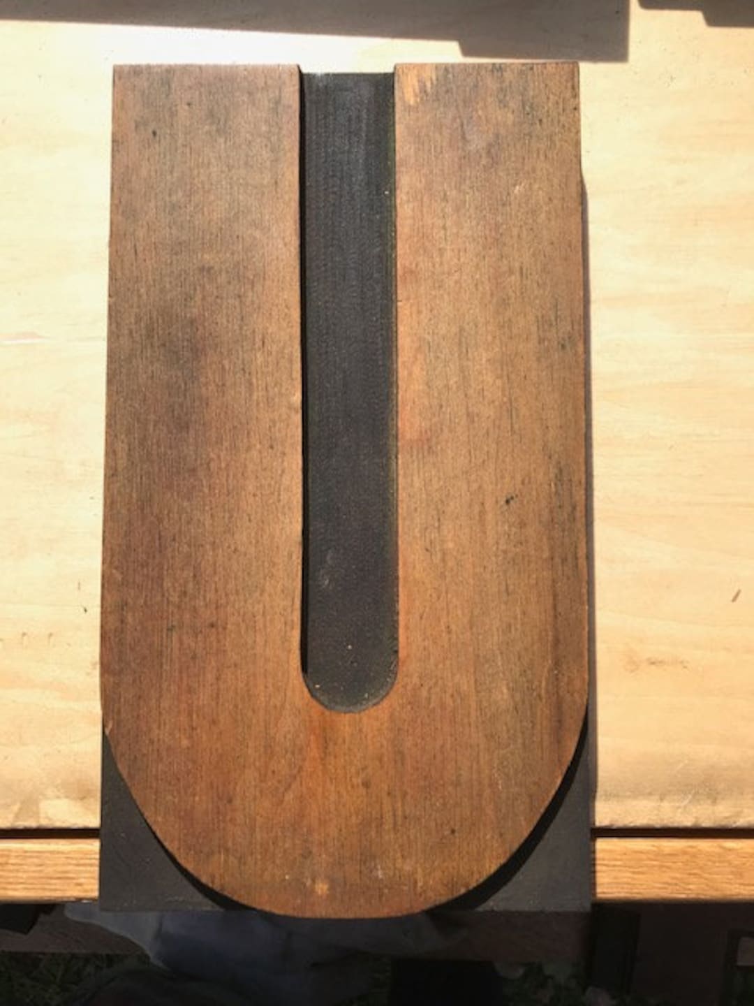 The Letter 'U' Wooden Typeset - Etsy