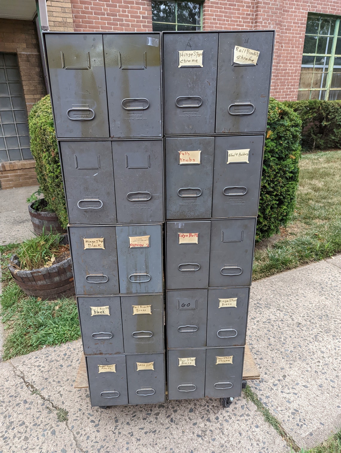 Vintage Safe-t-stack File Storage Stackable Units 2 Drawer - Etsy