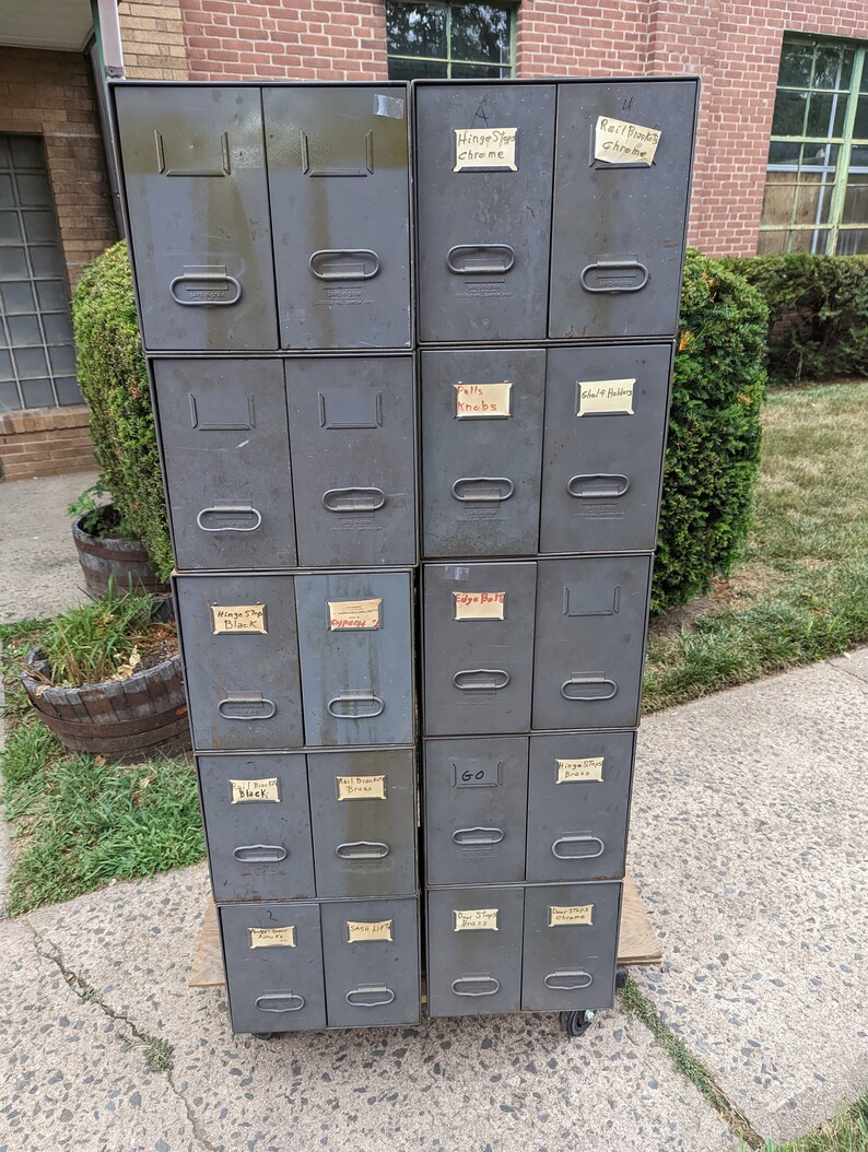 Vintage Safe-t-stack File Storage Stackable Units 2 Drawer - Etsy