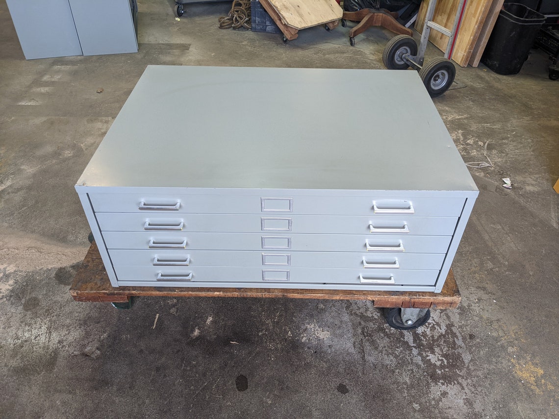 Mayline Stacor Cole Safco Flat File Cabinet 5 Drawers for - Etsy
