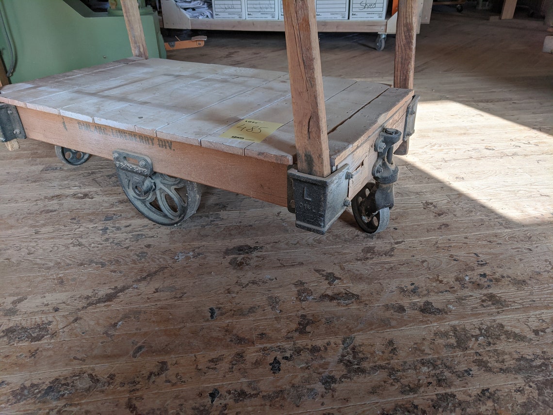 Genuine All Original Lineberry Factory Furniture Railroad Cart - Etsy