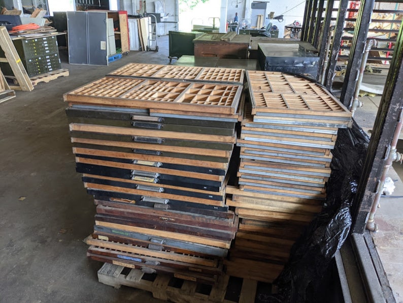 Hamilton Letterpress California Job Type Case Printers Drawer - Etsy ...