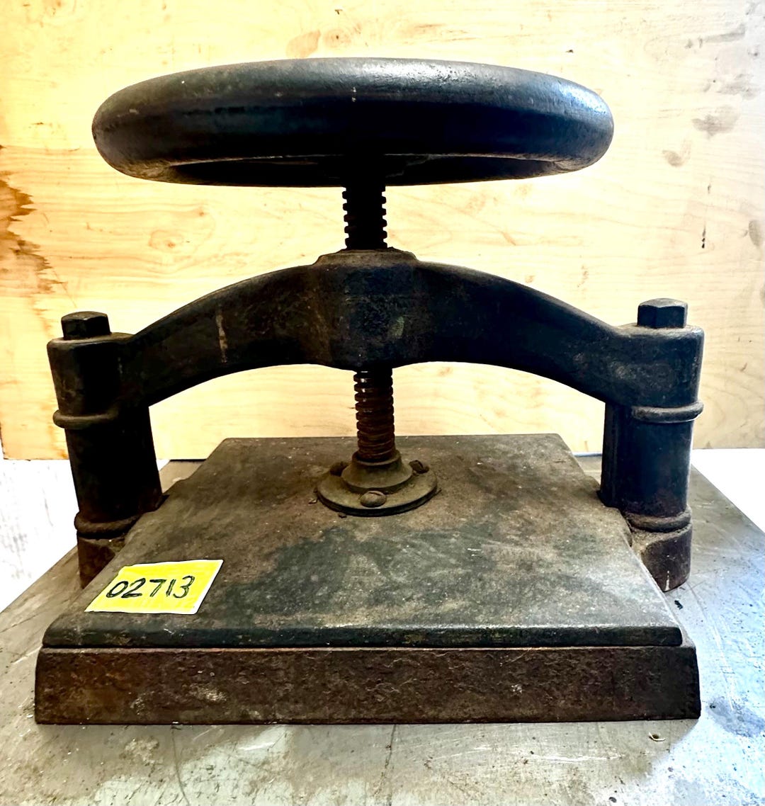 Antique Large Book Press 12 X 10 - Etsy