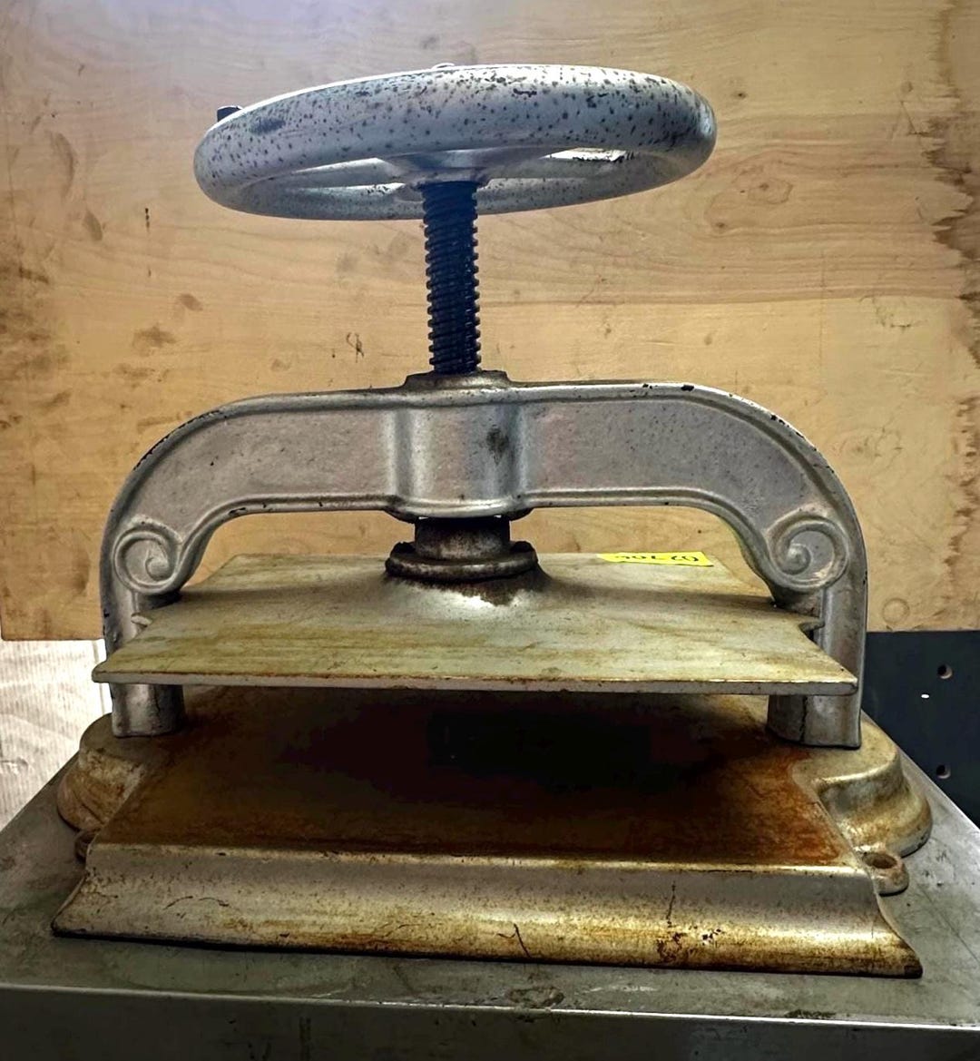 Antique Large Book Press 12 X 9 - Etsy