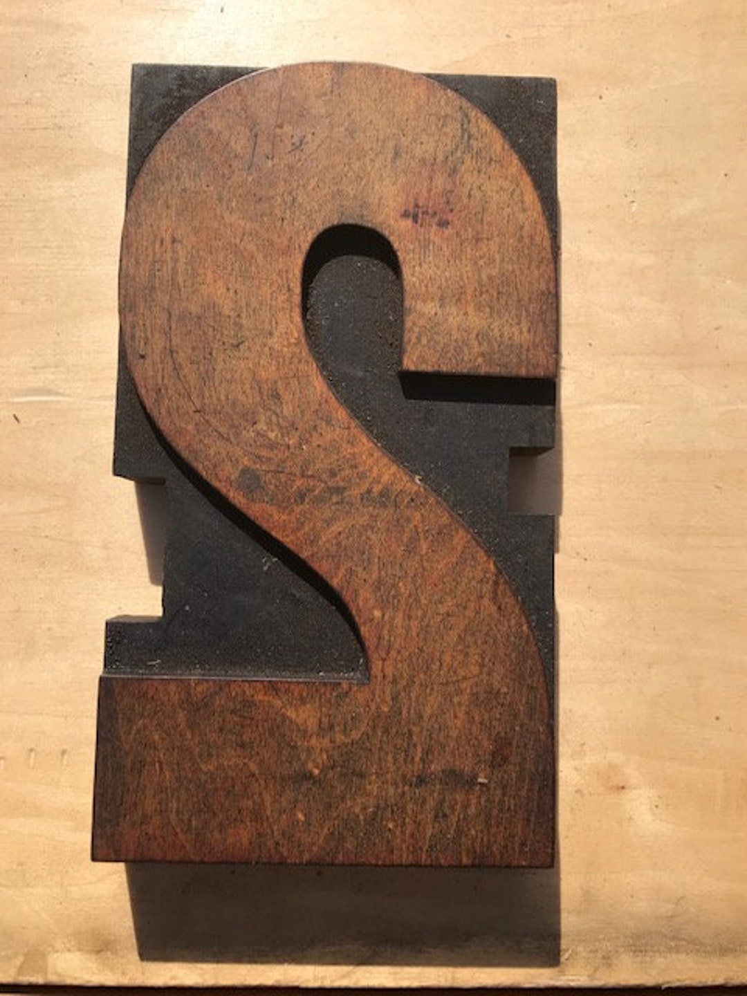 The Number '2' Wooden Typeset - Etsy