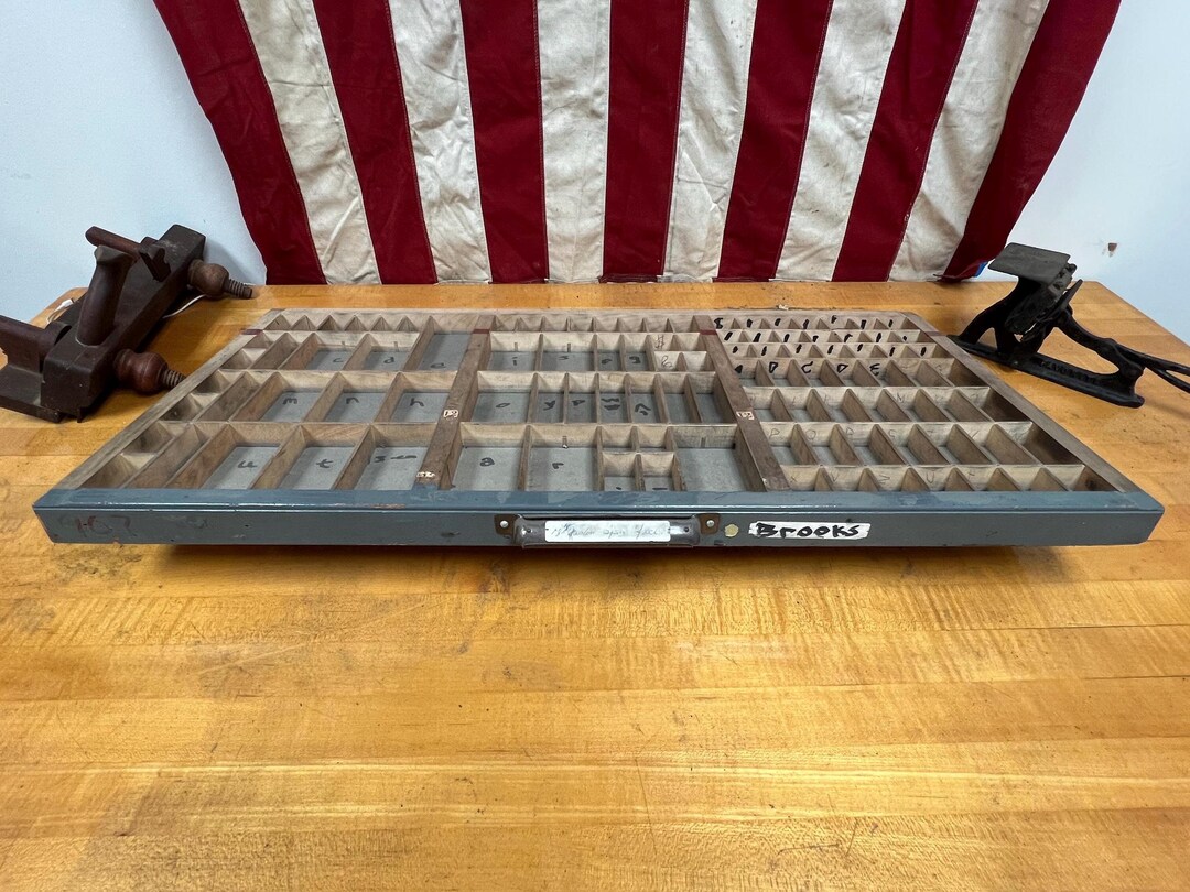 Hamilton Letterpress California Job Type Case Printers Drawer - Etsy