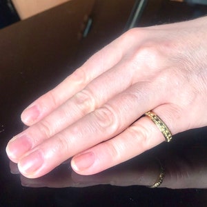 Gold Star Wedding Ring Poesie Ring Medieval Poesy Ring Star Shaped Gold ...