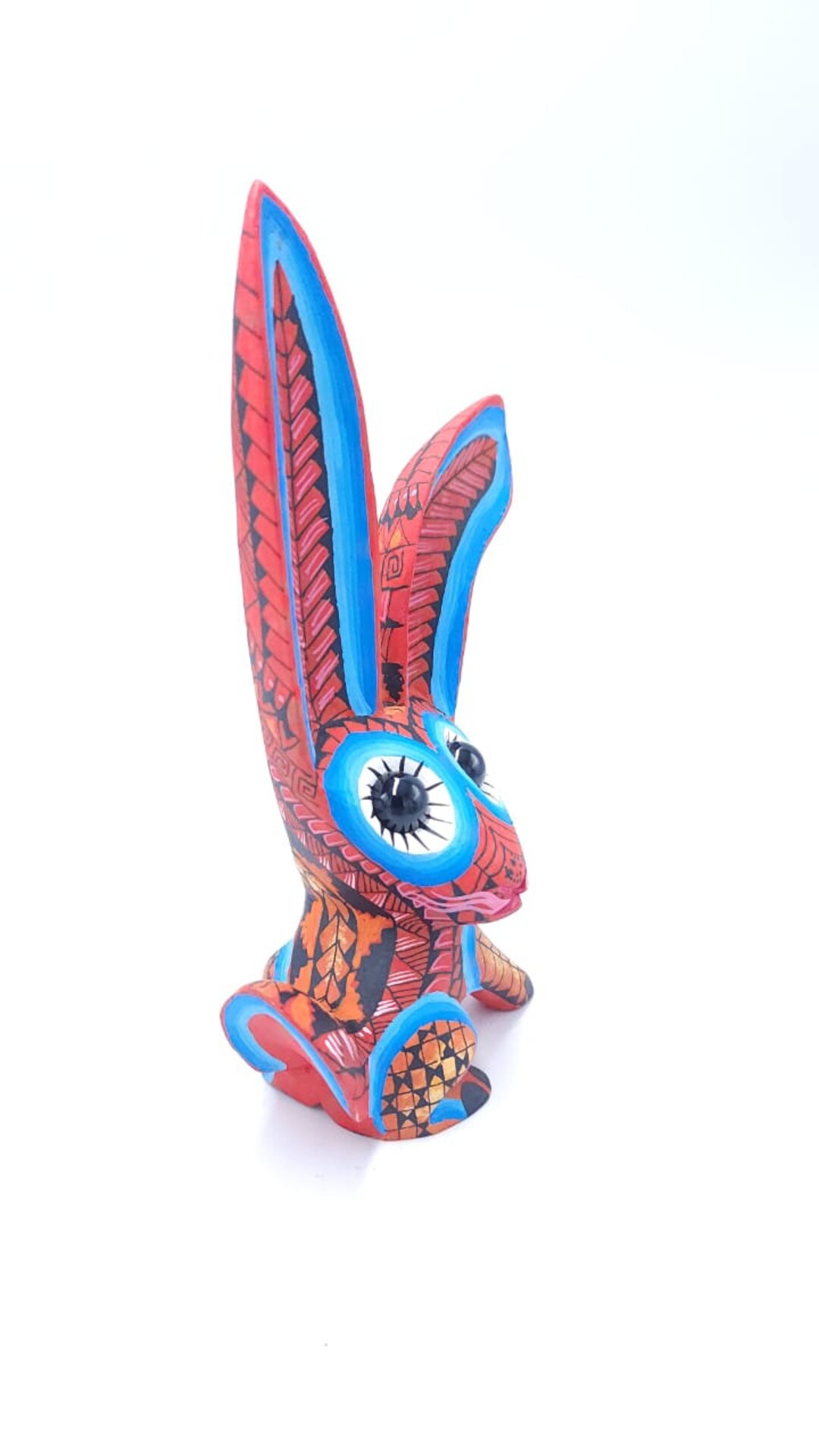 Oaxacan Wood Carving Bunny by Arsenio Morales PP5927 - Etsy