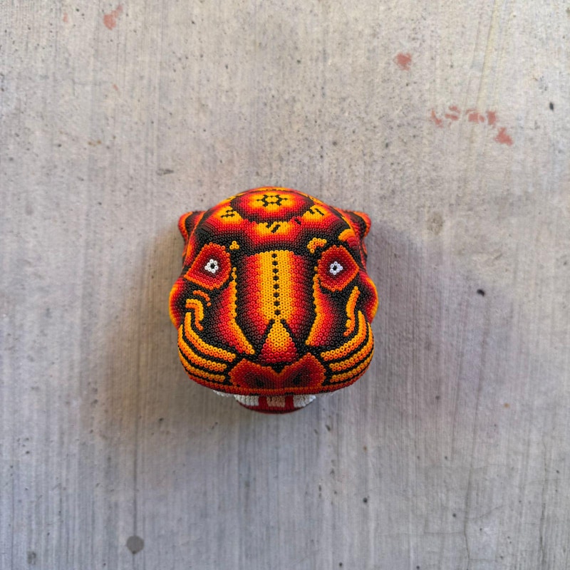 Mexican Huichol Jaguar - Etsy