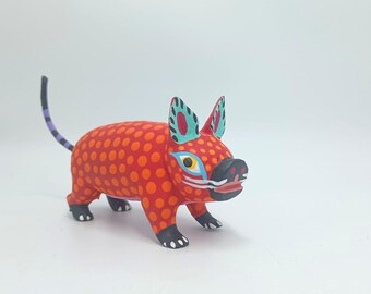 Copal Wood Carving Hand Made Cat by Armando Jimenez PP7261 - Etsy