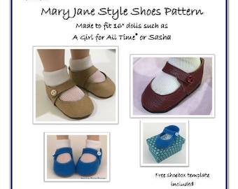 Mary Jane Shoe Pattern Made to Fit 12 Dolls Such as Ruby | Etsy