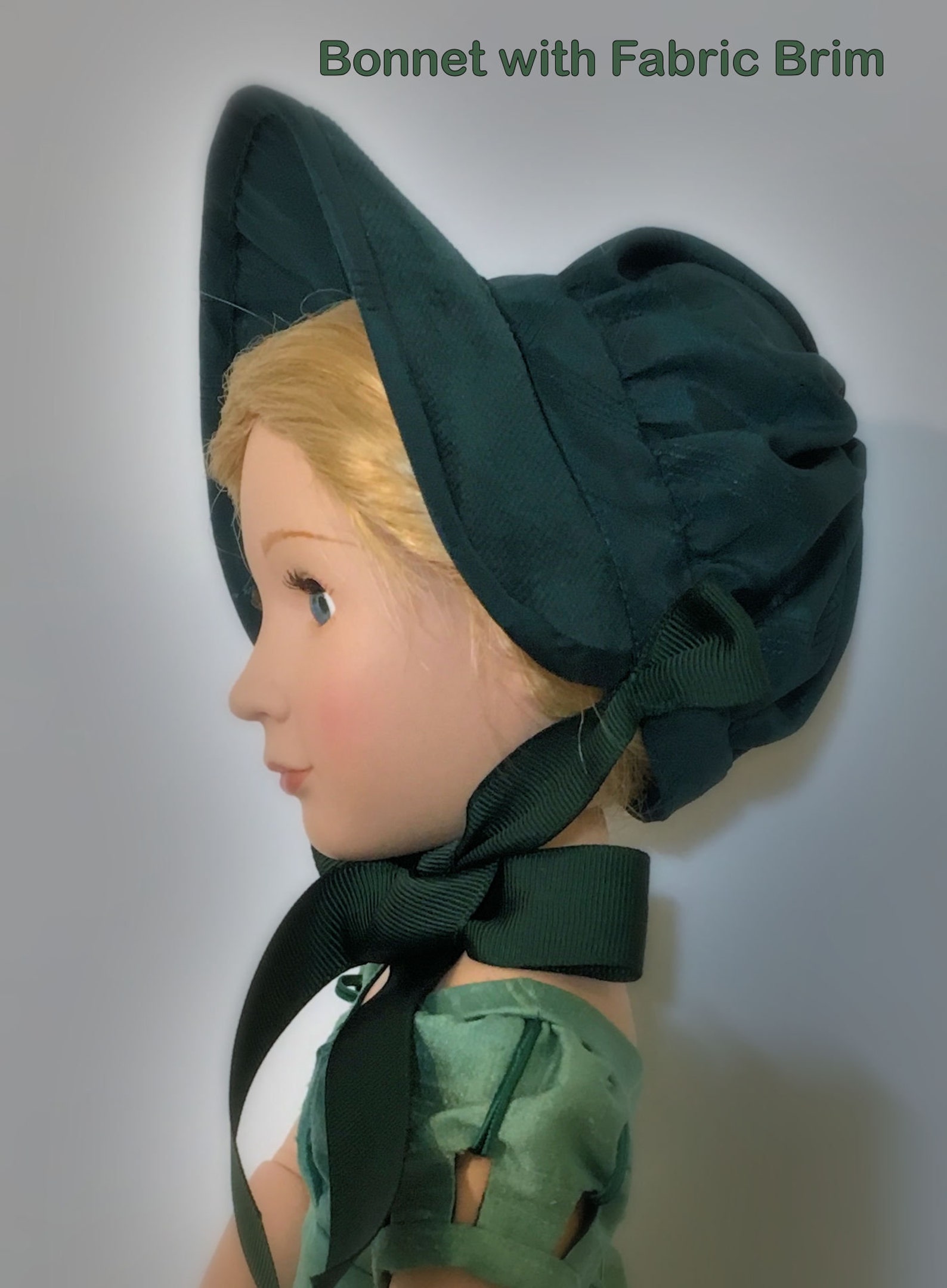 Regency Style Poke Bonnet Pattern Made to Fit 16 Dolls - Etsy Australia