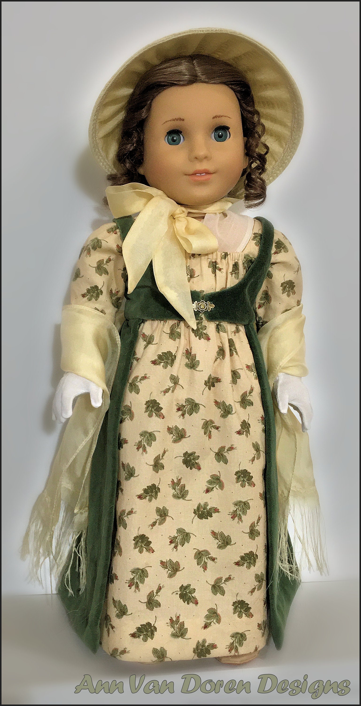 Regency Era Outfit PDF Pattern Designed to Fit 18 Dolls - Etsy Canada