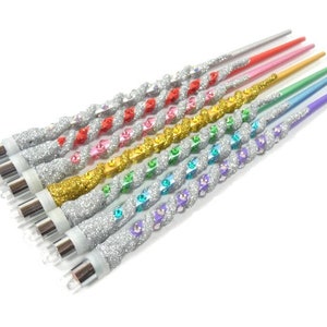 Light up Magic Wand Magic Wand 7 Colors With A Light 10.7 Inches Fairy ...