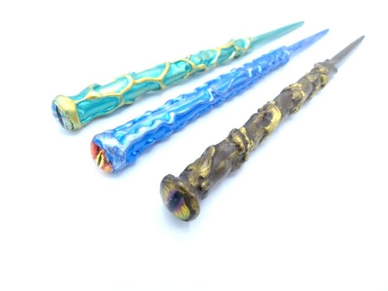 Dragon Wand Warlock Magic Wand LARP Magic Wand Wizard Wand - Etsy