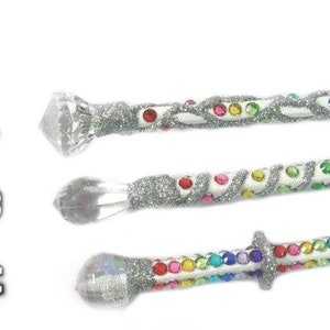 Rainbow Magic Wand Wizard Wand Fairy Wand Witches Wand Steampunk Wand ...