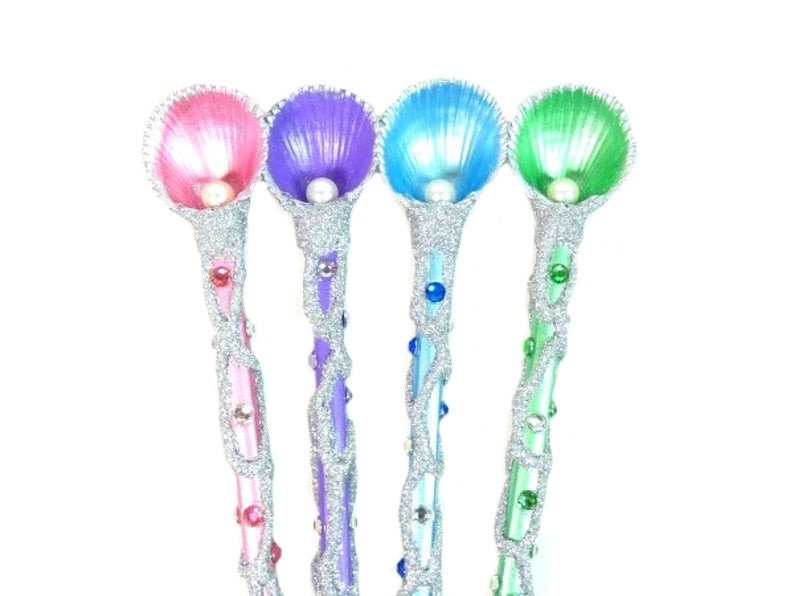 Mermaid Party Wand Mermaids Magic Wand Wizard Wand Fairy Wand - Etsy