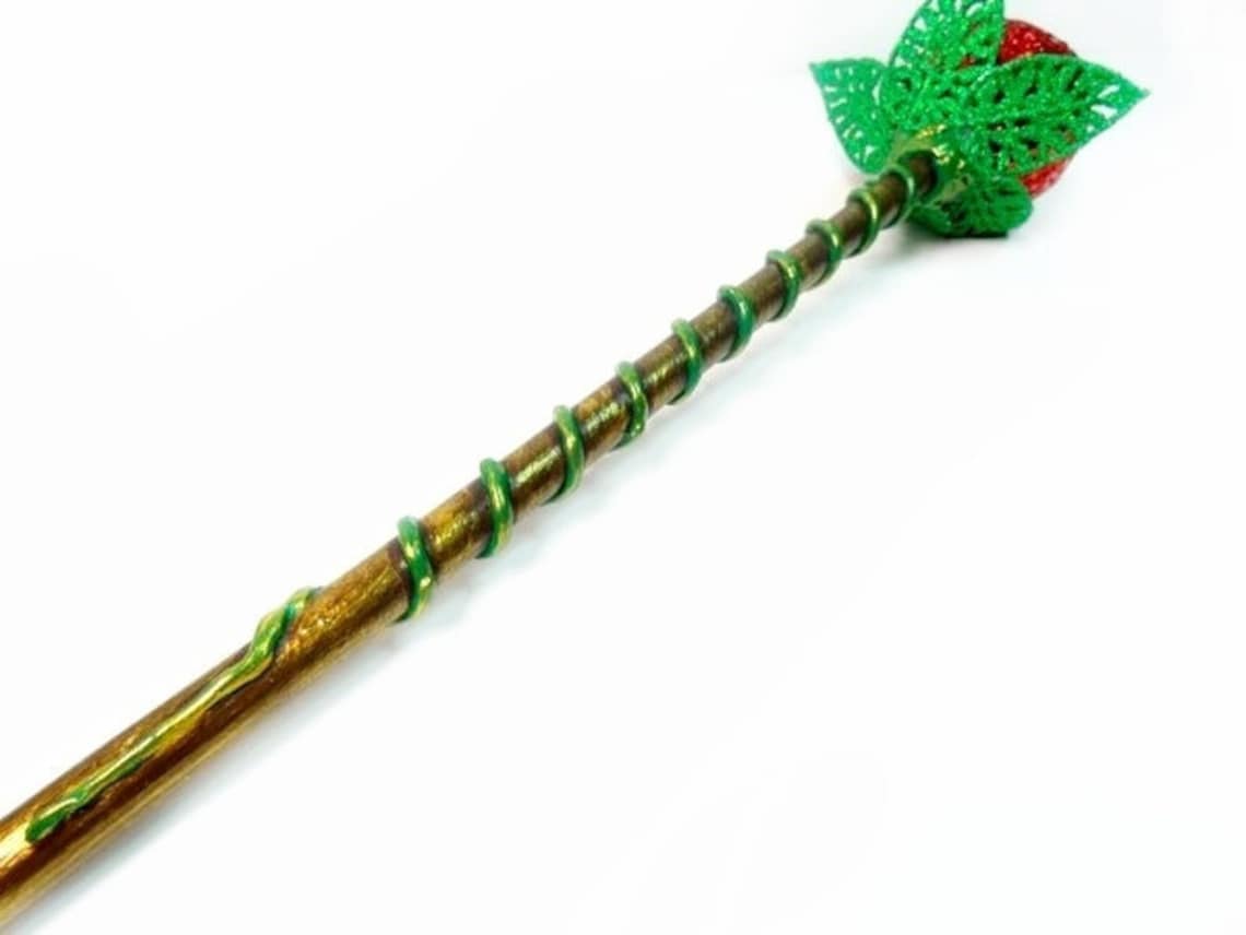 16 Inch Poison Apple Wand Evil Queen Fairytale Princess Wand - Etsy