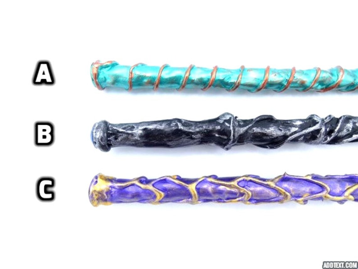 Dragon Wand Warlock Magic Wand LARP Magic Wand Wizard Wand Fairy Wand ...