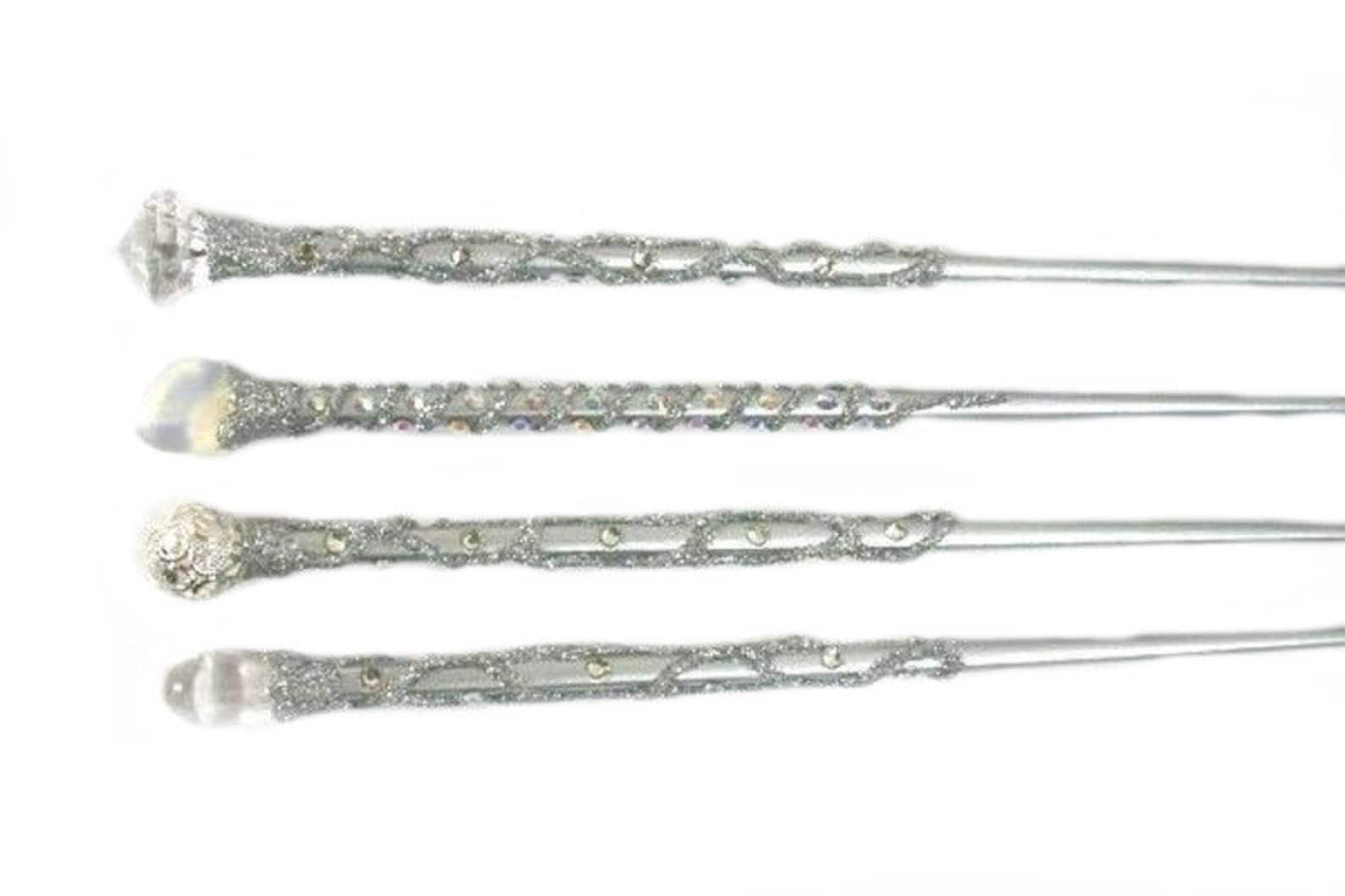 Silver Fairy Godmother Wand Magic Wand Wizard Wand Fairy Wand - Etsy UK