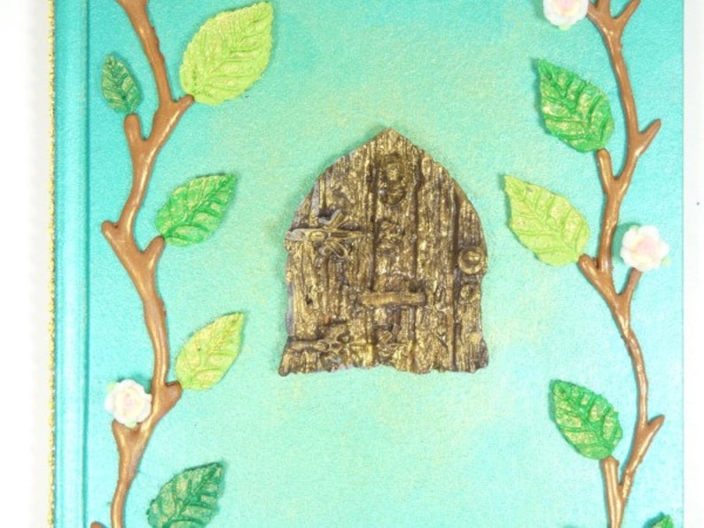 Green Fairy Journal Fairy Door Notebook Diary Fairies Magical | Etsy