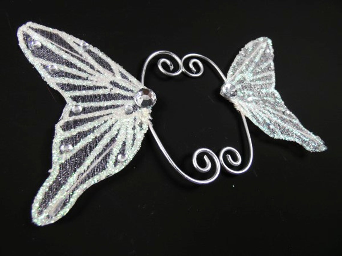 White Fairy Earwings Ear Wings Earcuffs Fairy Wings Butterfly | Etsy