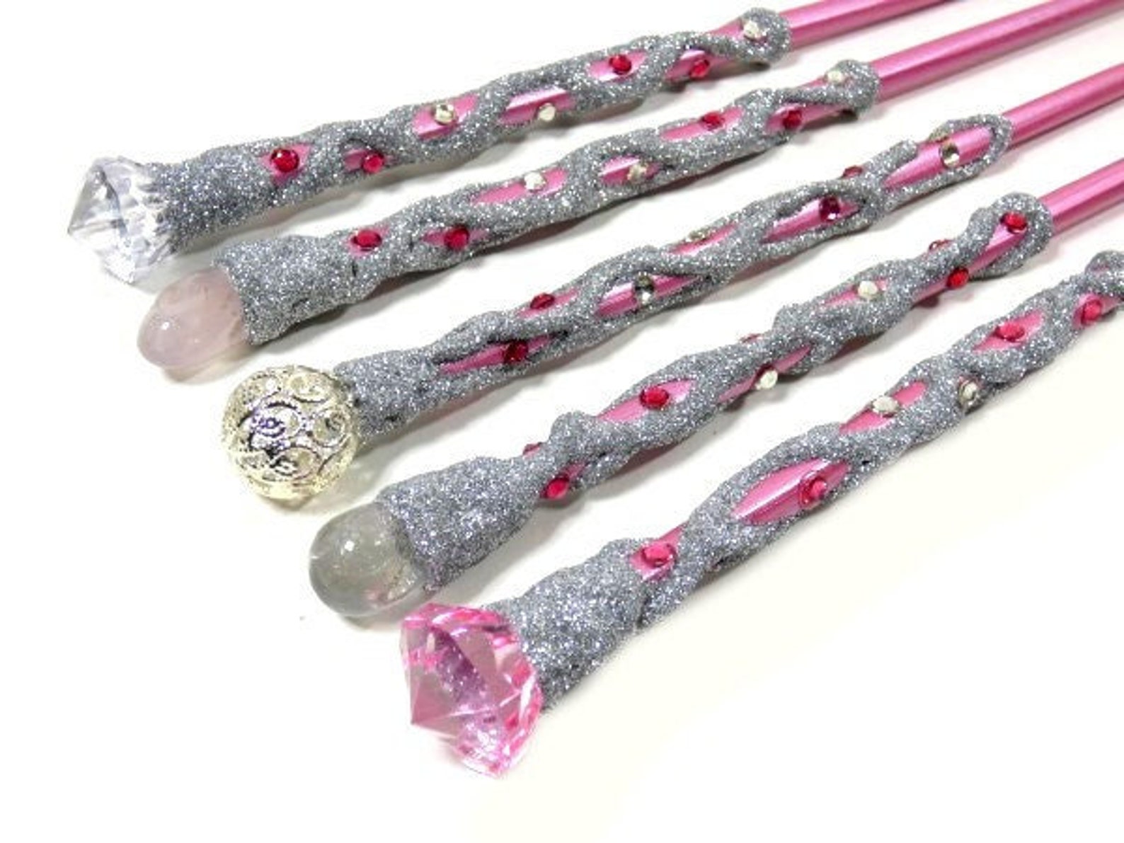 Pink Magic Wands Wizard Wand Fairy Wand Witches Wand Steampunk - Etsy