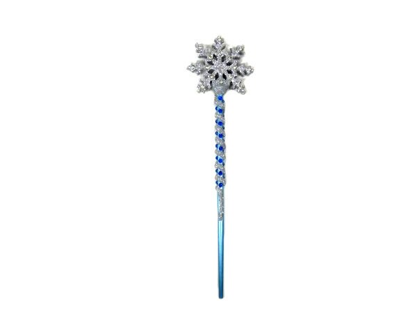 11.9 Inch Silver Snowflake Blue Frozen Ice Princess Magic Wand - Etsy