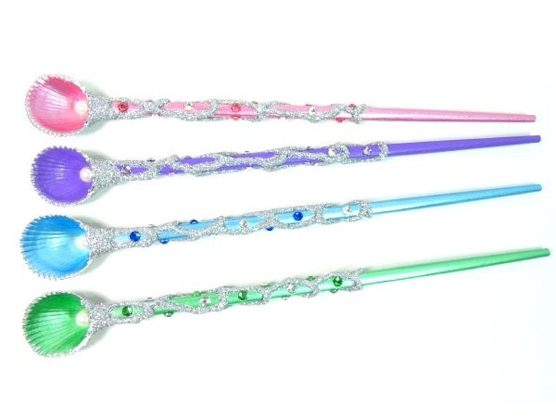 Mermaid Party Wand Mermaids Magic Wand Wizard Wand Fairy Wand - Etsy